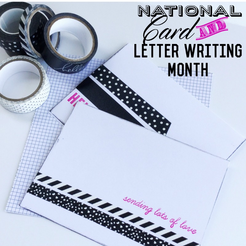 National Card and Letter Writing Month - Desperately Seeking Gina